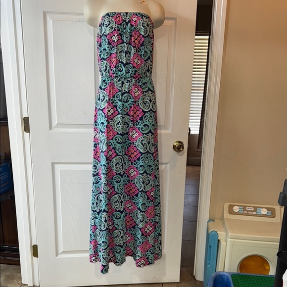 Lilly Pulitzer | Dresses | Lilly Pulitzer Strapless Maxi Dress | Poshmark